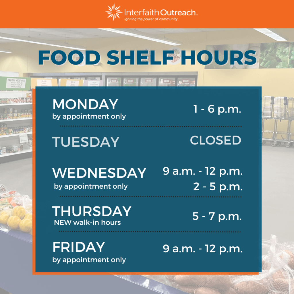 Food Shelf - Interfaith Outreach & Community Partners